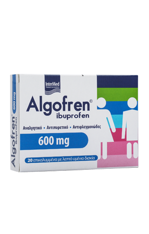 Ibuprofen 600mg (Algofren brand) for pain and similar items