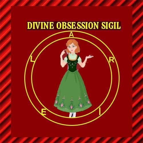 Divine Obsession With Love And Romance Magick Sigil Seal Spell Art DIY ...