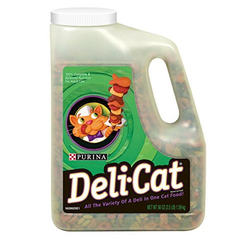Purina Deli-Cat Adult Dry Cat Food - 4 3.5 Lb. Jugs - Fridge Magnets