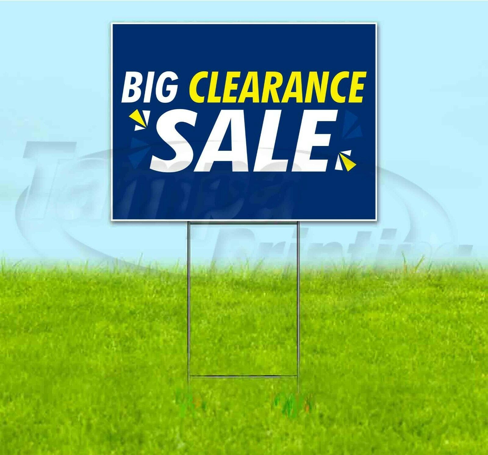 BIG CLEARANCE SALE 18x24 Yard Sign WITH STAKE Corrugated Bandit USA ...