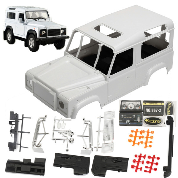 RC 1/10th Scale Crawler Speed Cars D90 Hard Plastic Body Shell ...