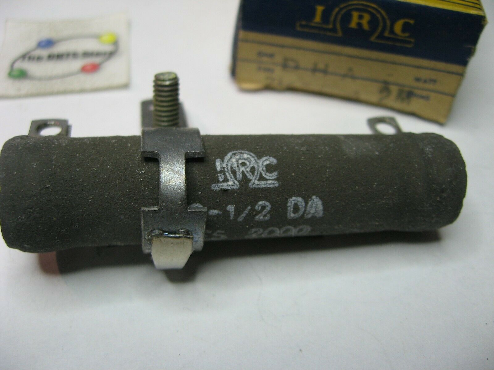 IRC 2000 Ohm Wire Wound Movable Tap Resistor 2-1/2" - NOS Qty 1 ...