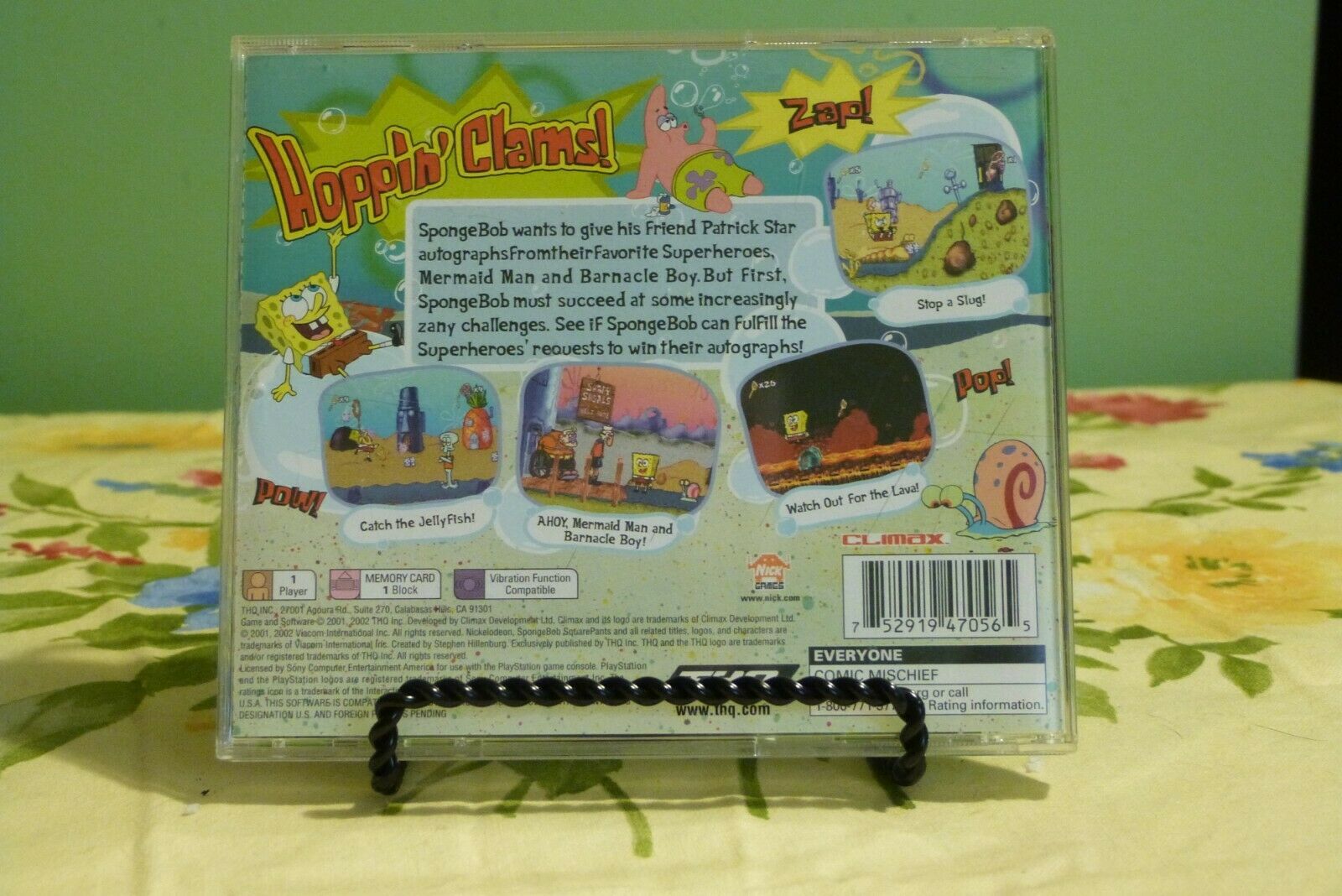 SpongeBob SquarePants SuperSponge (Sony PlayStation 1 PS1, 2001) VG ...