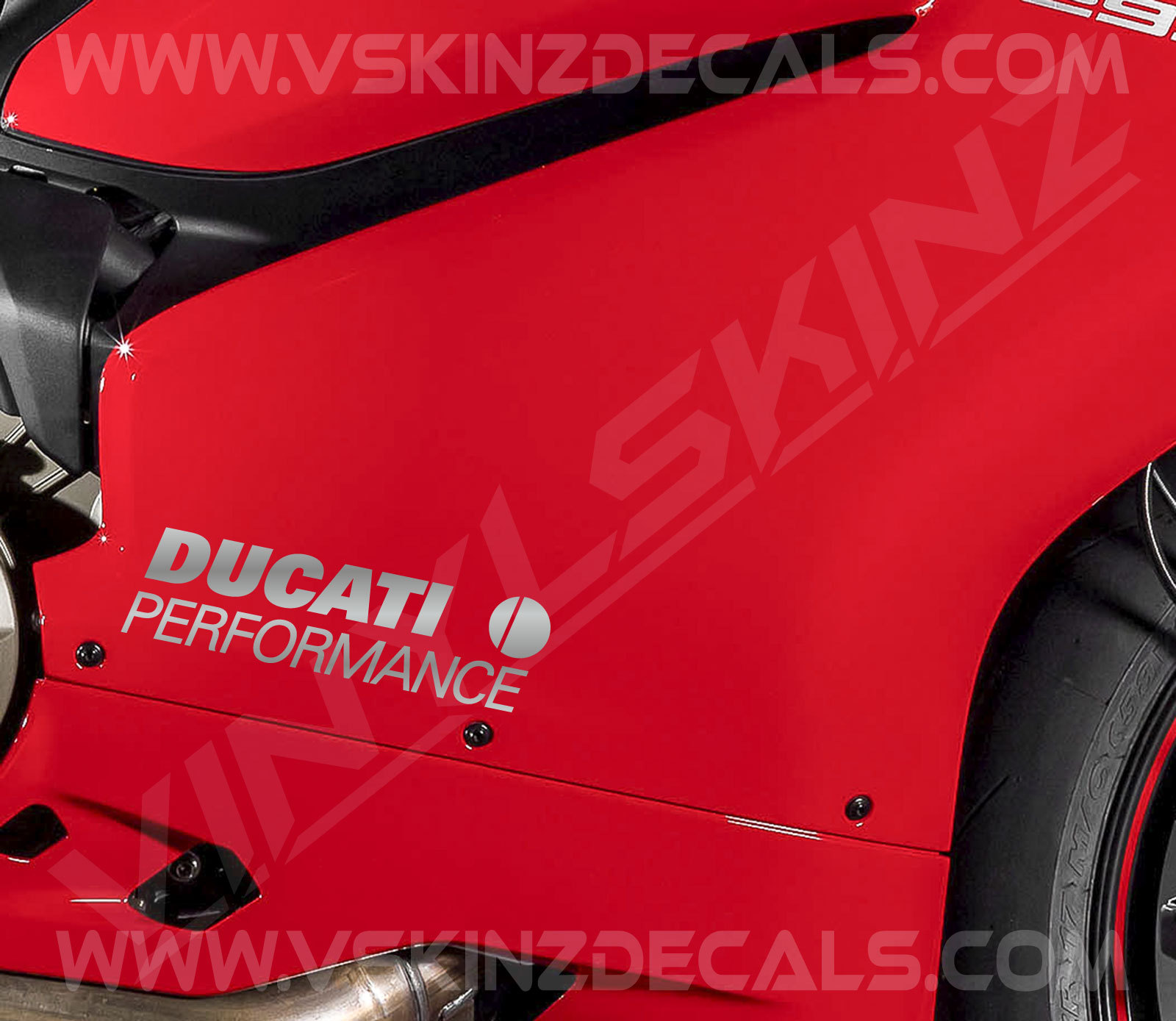 Ducati Performance Fairing Decals Stickers Premium Quality 5 Colors ...