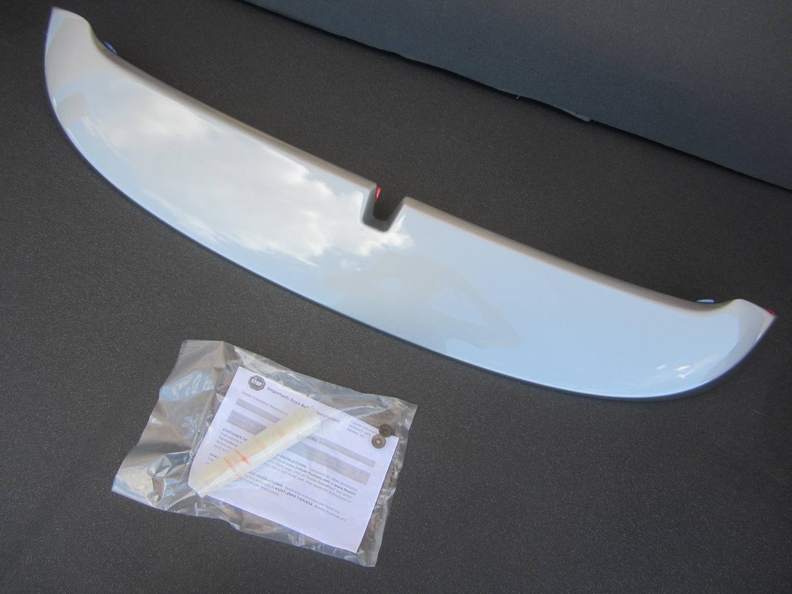 OEM 2007-2012 Nissan Versa Hatchback HB Rear Roof Spoiler Wing Magnetic ...