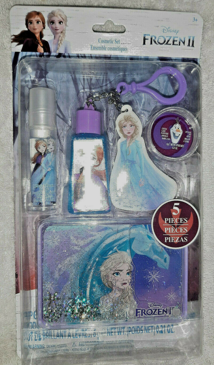 Disney Frozen 2 Makeup 5 Piece Set With Decorative Container Townley ...