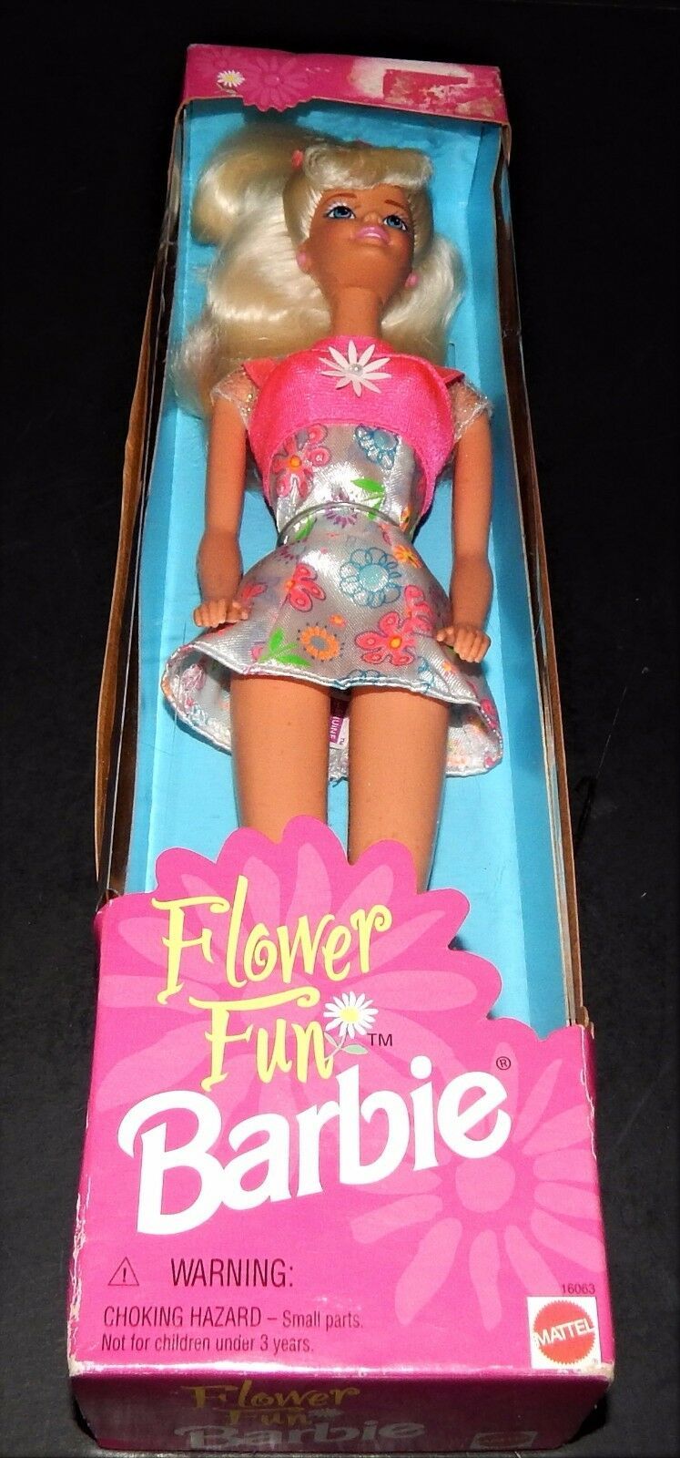 Flower Fun Barbie (Barbie Doll in flower print mini dress) 1996 #16063 ...