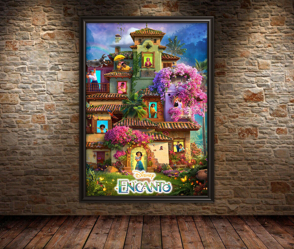 DISNEY ENCANTO Movie Poster - Disney Encanto Wall Art Deco - Encanto ...