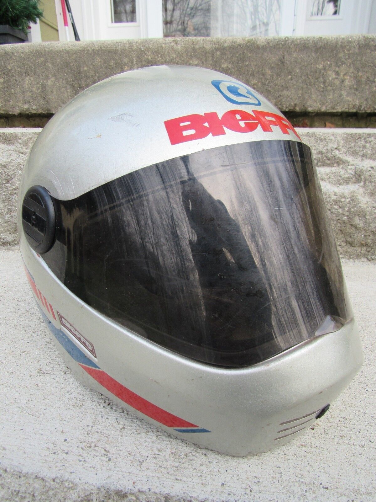 Vintage 1985 BIEFFE Motorcycle Helmet B85 Darth Vader MADE IN ITALY ...
