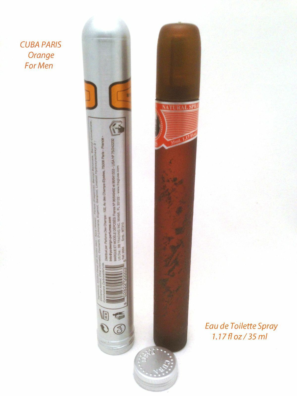 *CUBA ORANGE*Cologne for Men by Cuba Paris EDT Spray 1.17 oz New in Box ...