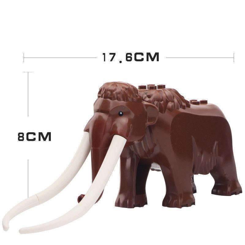 Elephants Woolly Mammoth Arctic Prehistoric animals Lego Minifigures ...