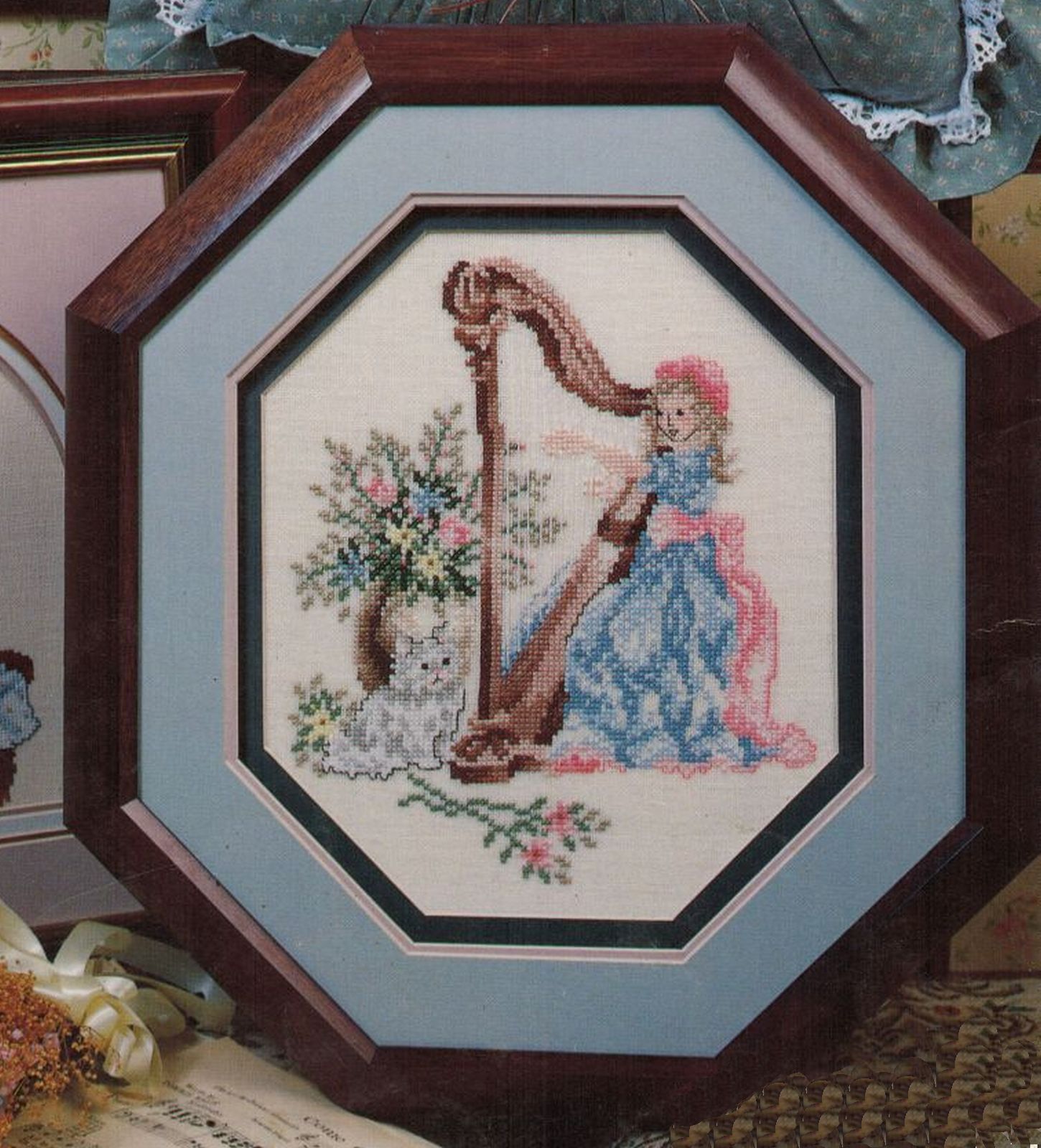 Cross Stitch Life Is A Song Piano Guitar Flute Cello Sax Harp Bassoon ...