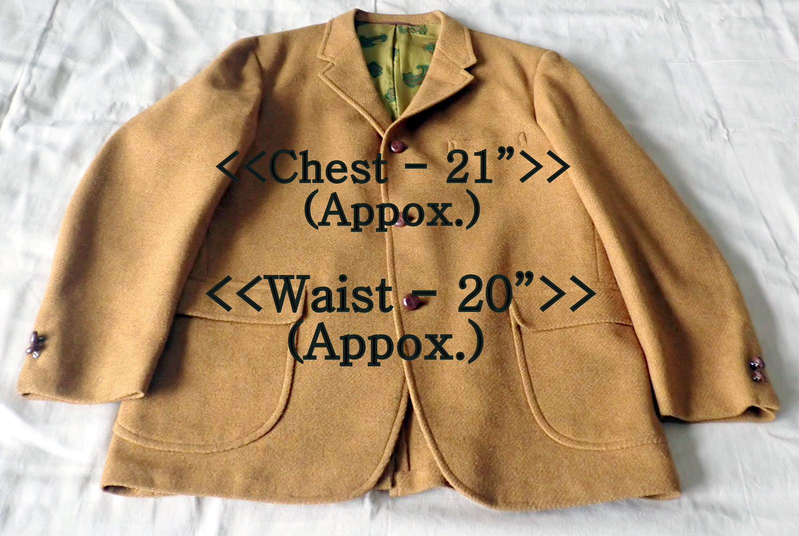 Men's Three piece Wool Suit suit by Cricketeer for the Madison Shop ...