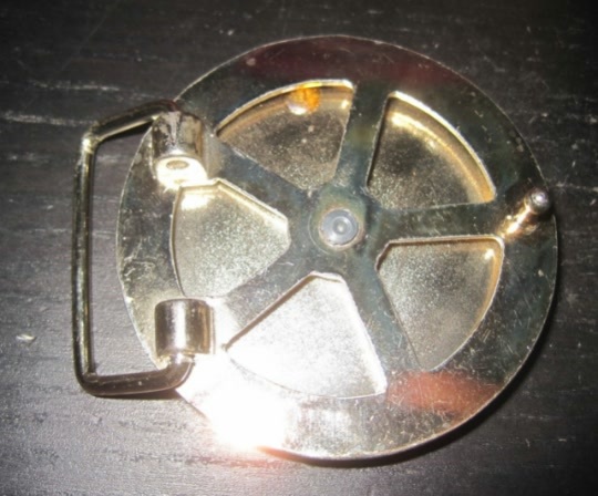 Novelty GANGSTER THUG Bling Bling Spinning Dollar Symbol Gold Tone Belt ...