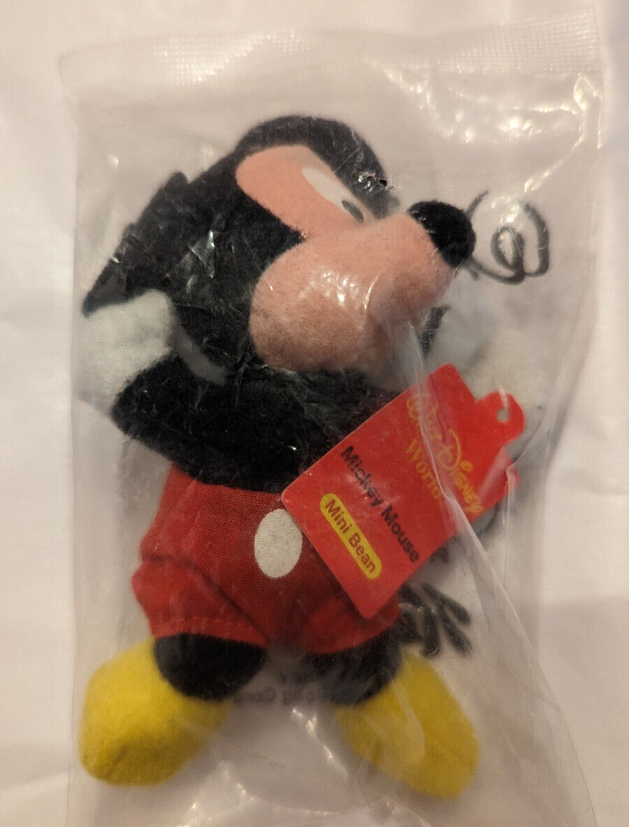 Kellogg's Mickey Mouse Mini Bean Plush Toy Walt Disney World New in ...