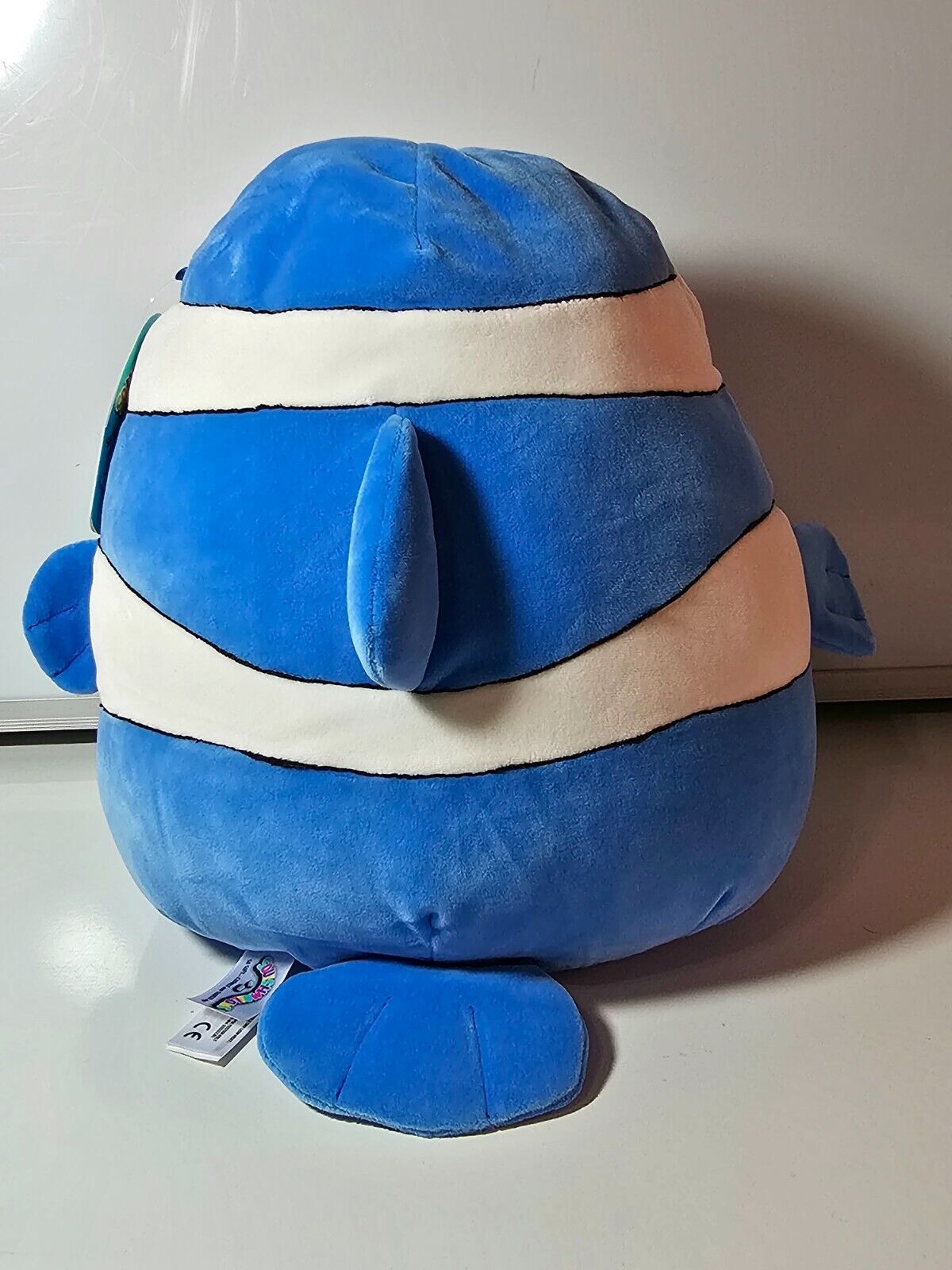 Squishmallow 13" Ricky Clown Fish Bright Blue, 6" Blue Ricky & 6" Peach ...