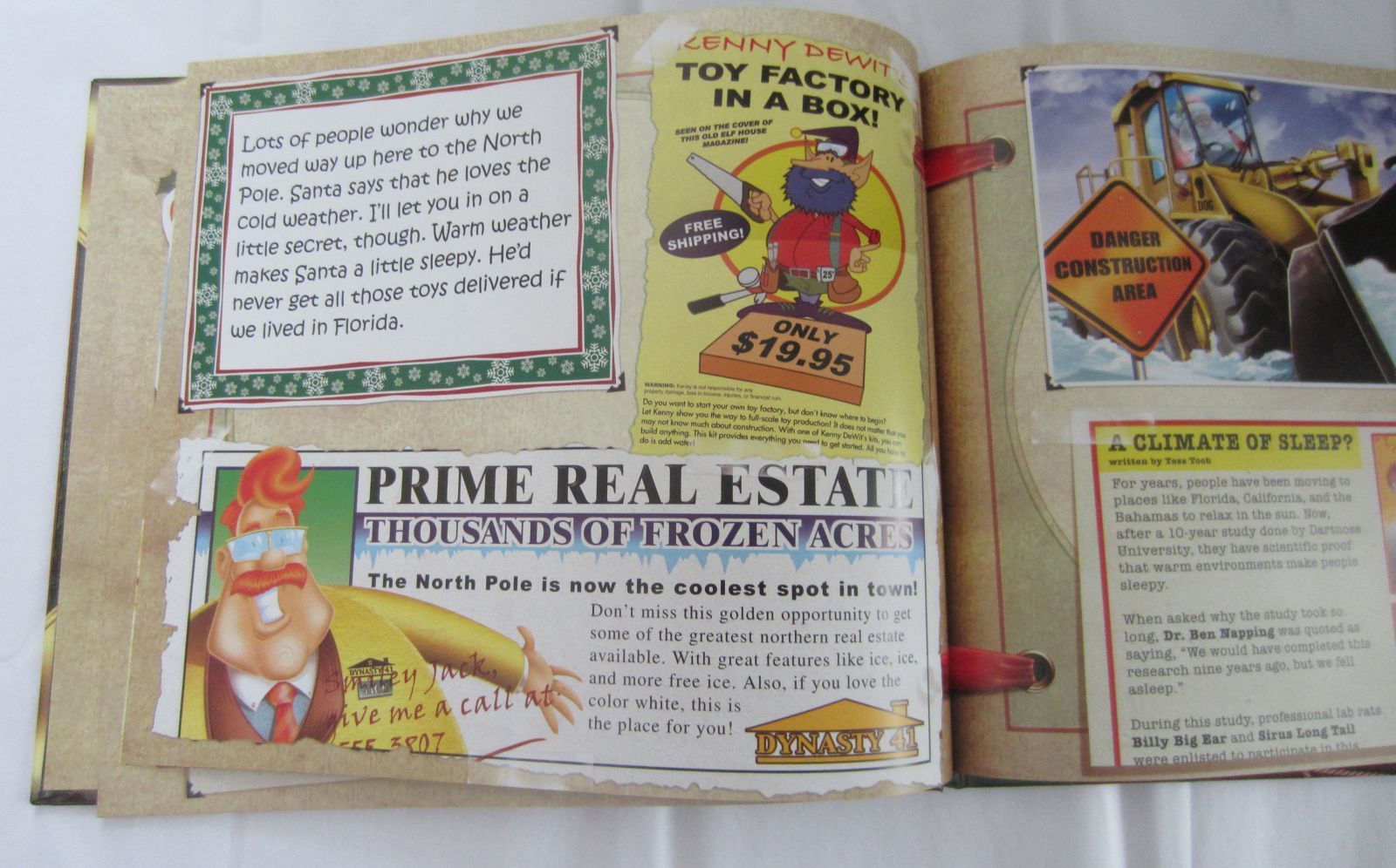 Santa and Me Mrs. Claus Erik Jon Slangerup Christmas Book - Books