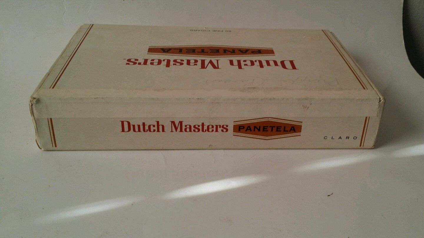 Vintage Dutch Masters Panetela 50 ct Fine cigar box - Cigar Boxes