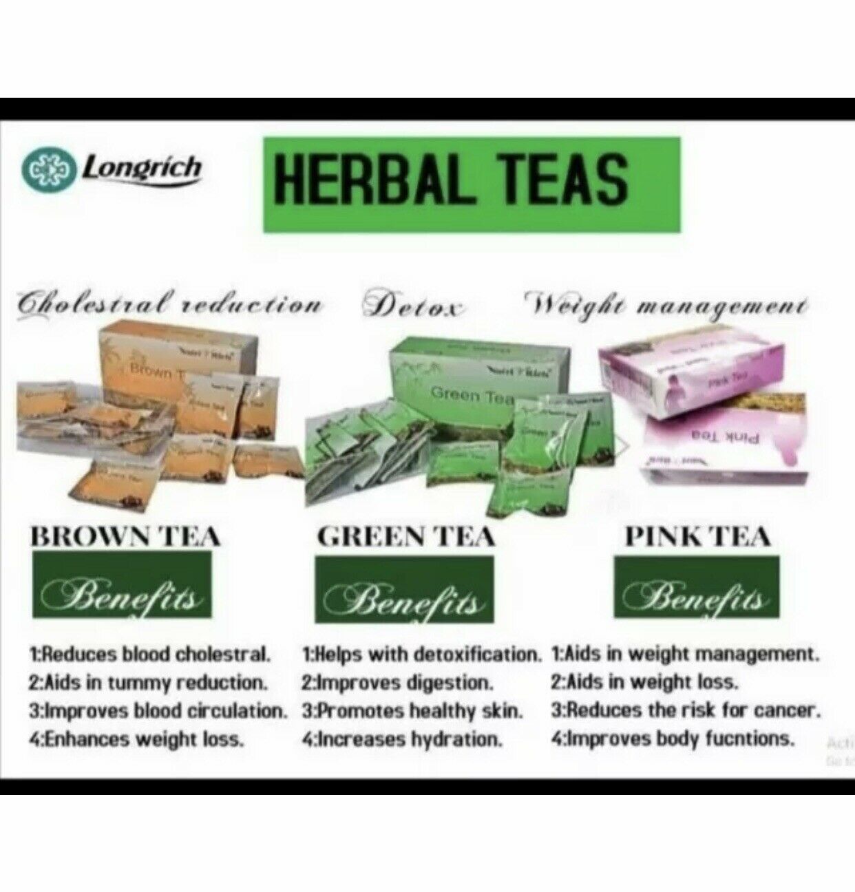 LONGRICH GREEN TEA (TIANJIANG TEA) CONSTIPATION REDUCING TEA ...