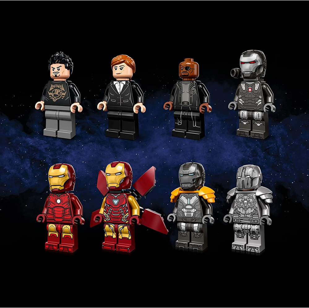 LEGO Marvel Iron Man Armory 76216 Building Set Toy; Suits, Minifigures ...
