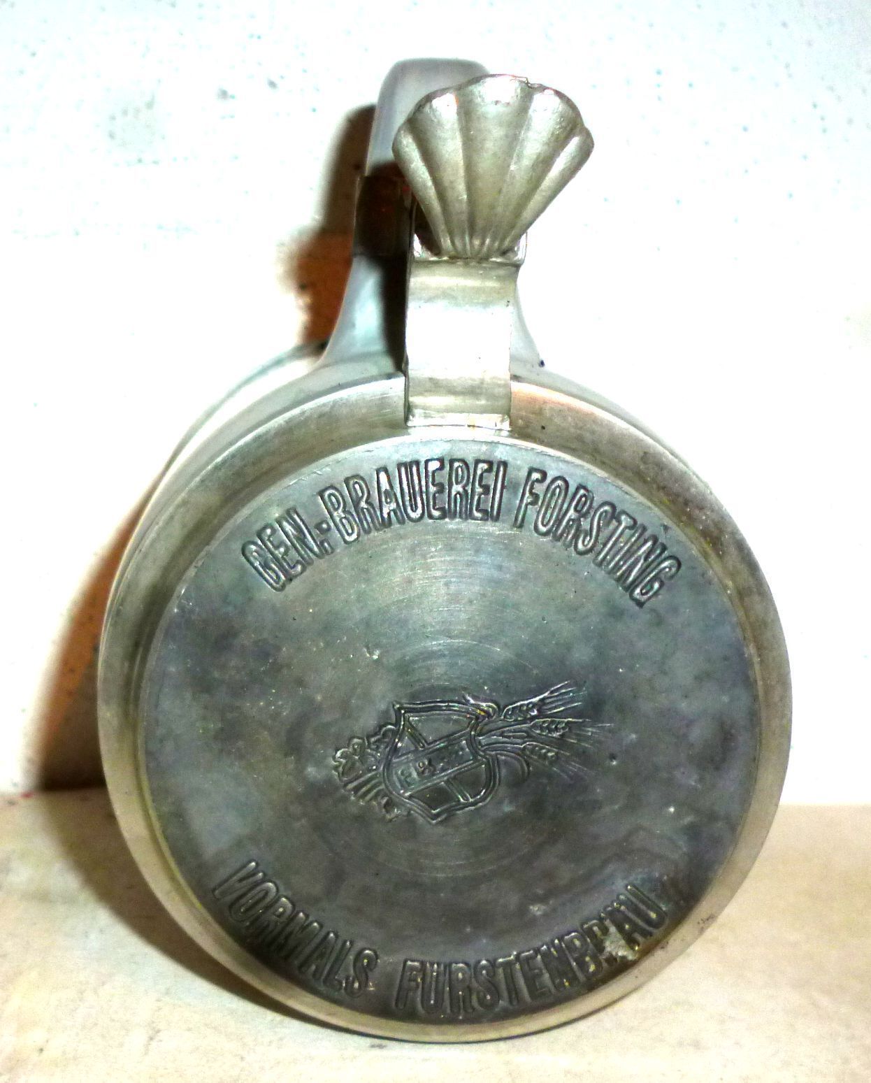 Brauerei Gut Forsting Forstinger Bier lidded German Beer Stein - Germany