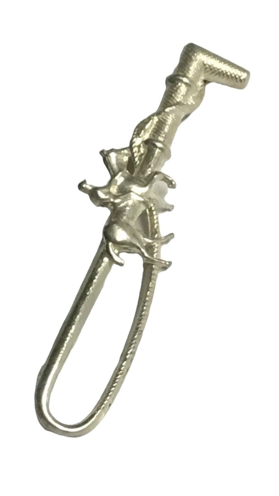 Vintage Horse & Rider Sterling Silver Riding Crop Pin Great Detail ...