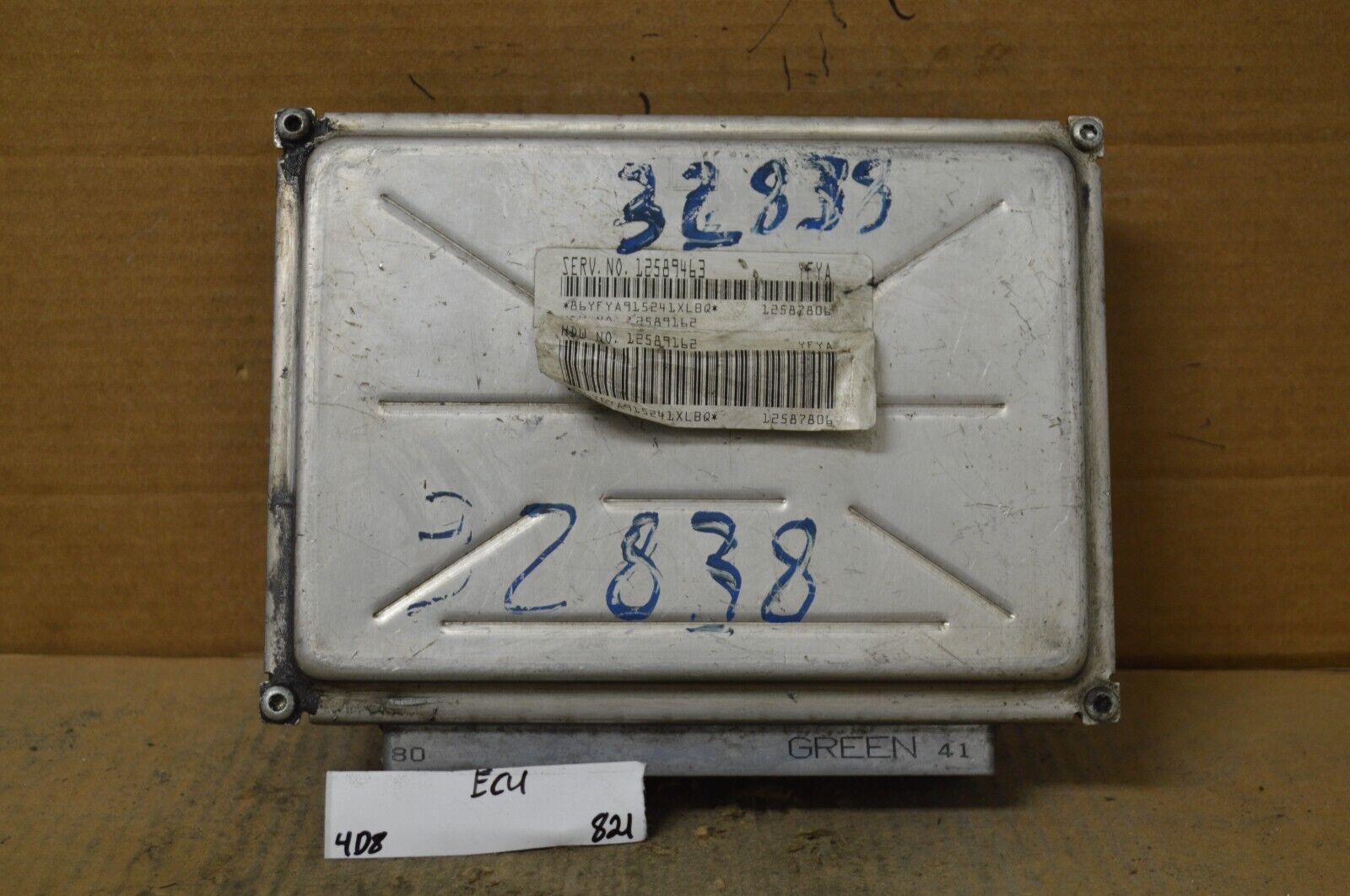 03-06 Chevrolet Tahoe Engine Control Unit ECU 12589463 Module 821-4D8 ...