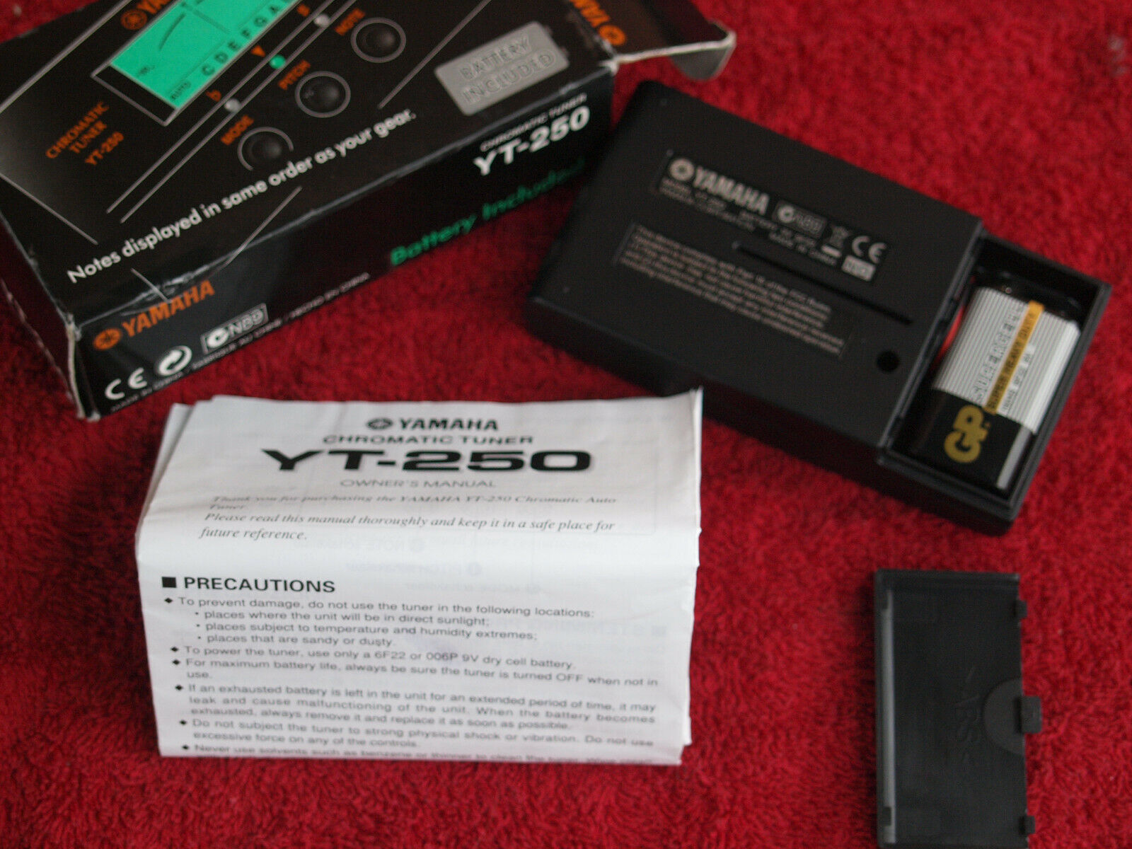 Yamaha YT-250 Chromatic Tuner For Tuning Music Instruments - General ...