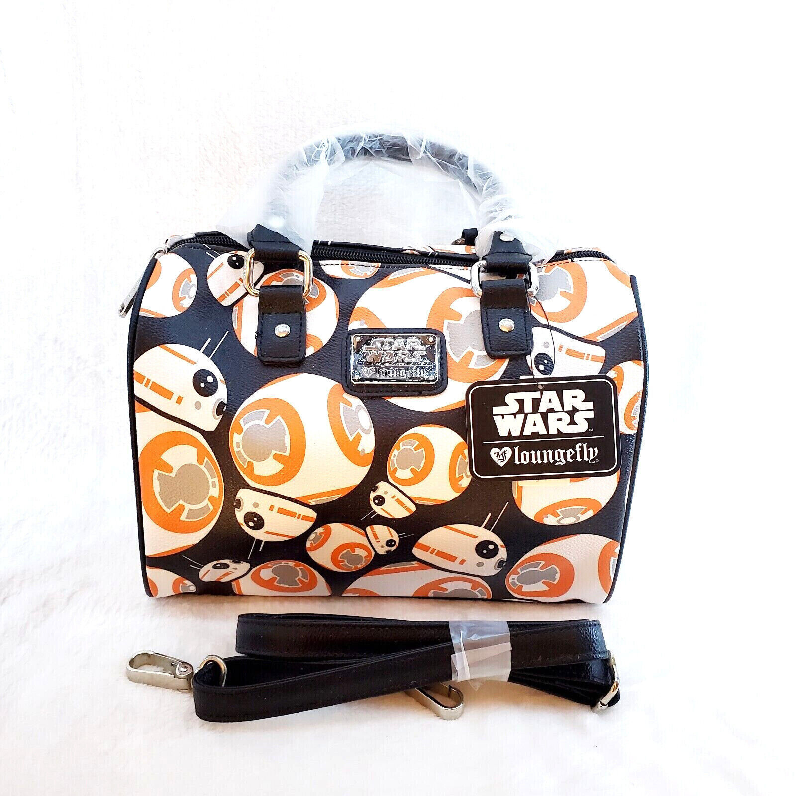 Loungefly x Star Wars BB8 OG HEART LOGO satchel crossbody NWT SUPER ...