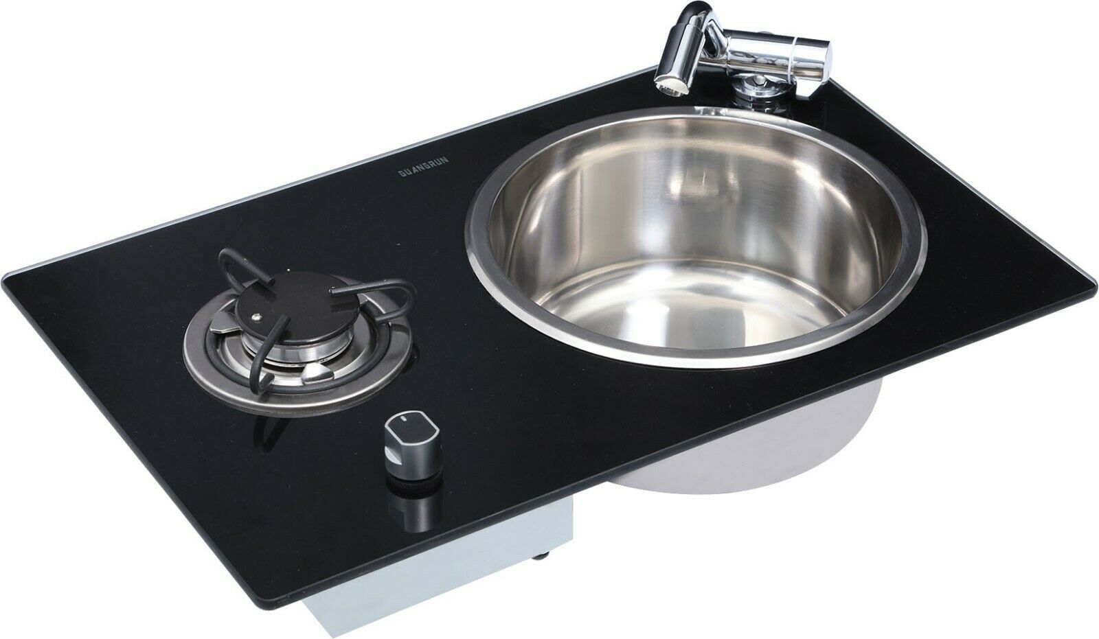 Boat Caravan RV Camper 1 Burner Gas Stove Sink Combo 580*365*130mm GR ...