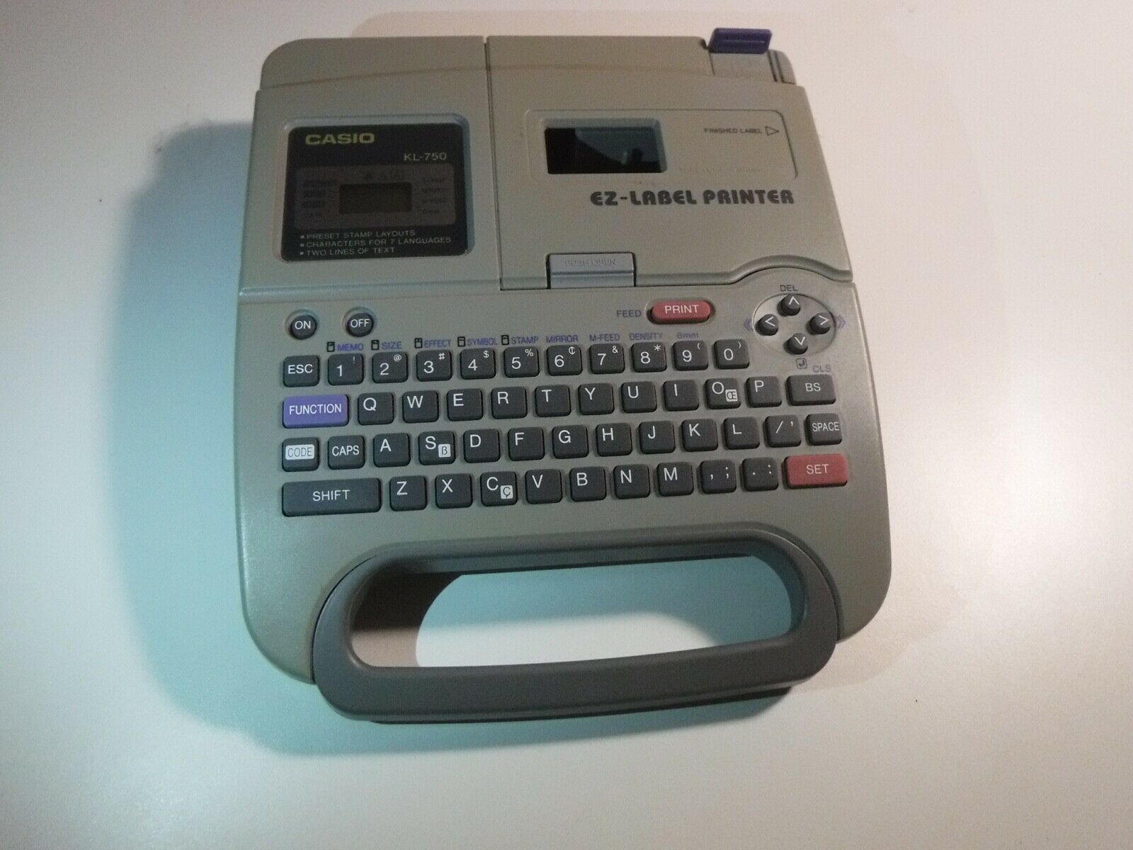 Casio KL-750 EZ-Label Printer | tested | no and similar items