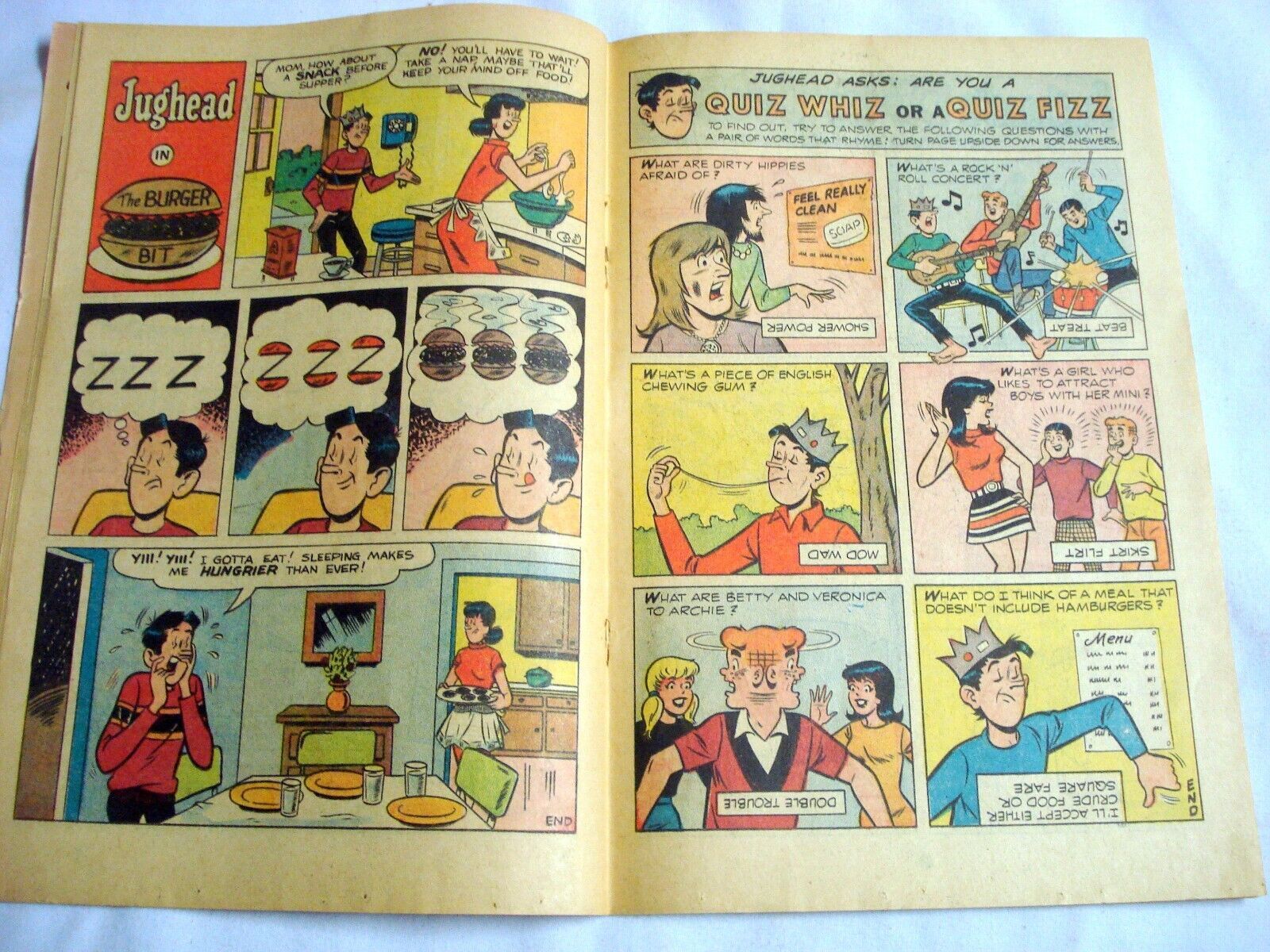 Jughead's Jokes #6 1968 Good Condition Archie Comics Dipsy Doodles, Pin ...