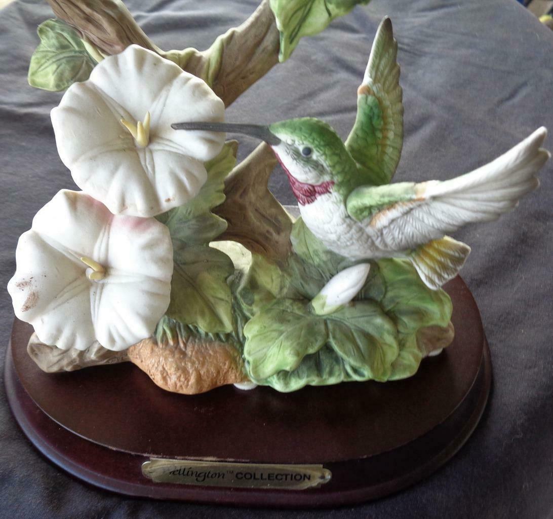 Collectible Wellington Collection Ceramic Hummingbird Figure with ...