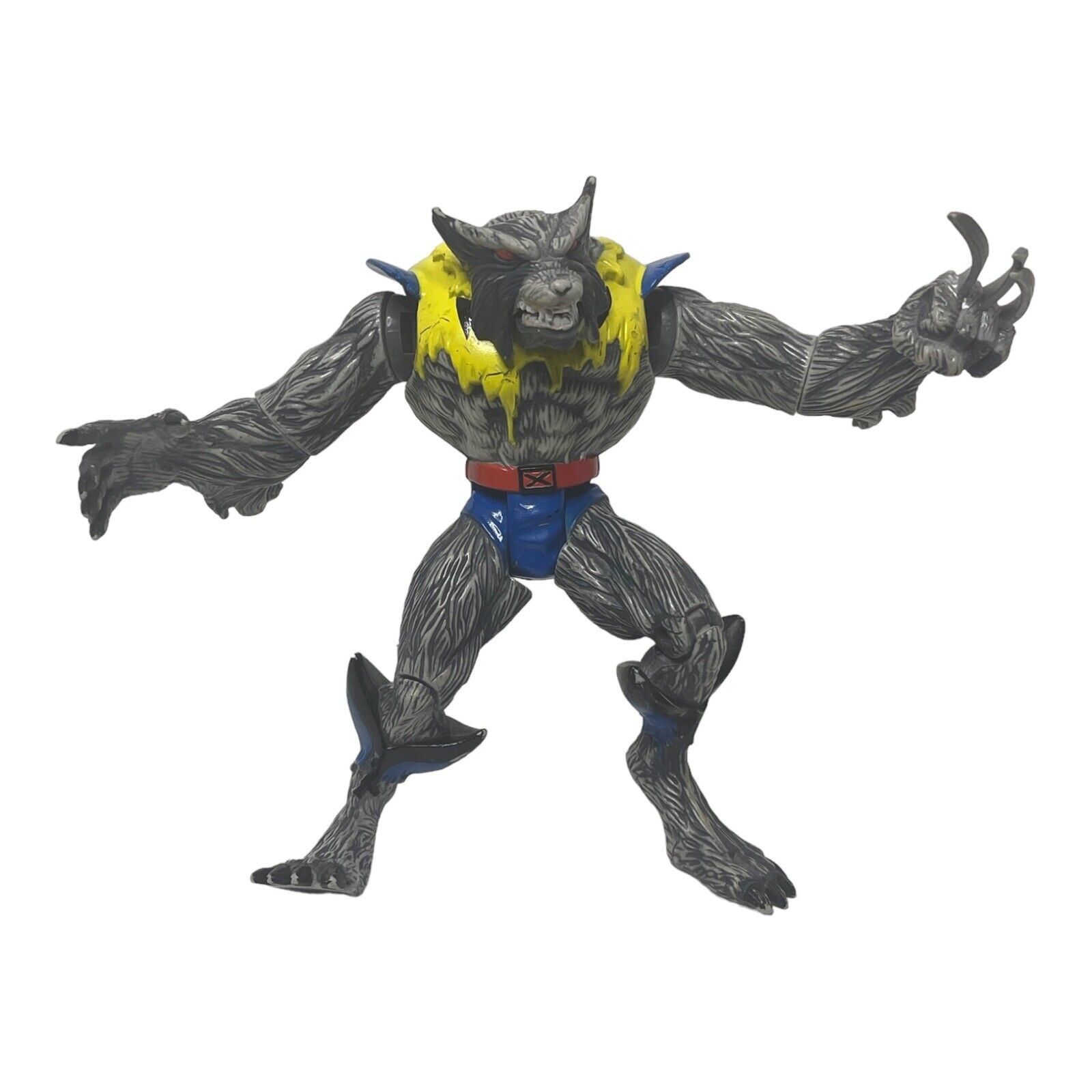 Marvel X-Men Mutant Monsters Werewolf Wolverine 7" Action Figure 1996 ...