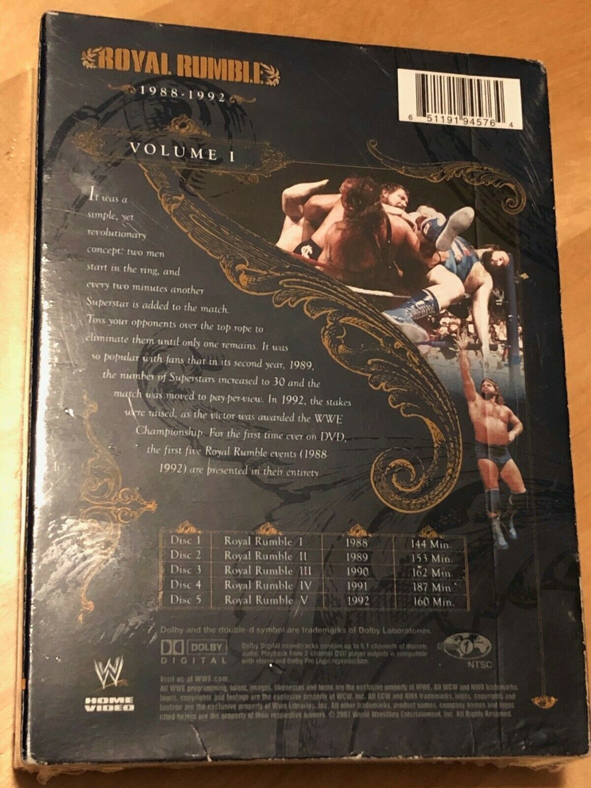 Wwe Royal Rumble The Complete Anthology Vol 1 1988 1992 5 Disc Dvd