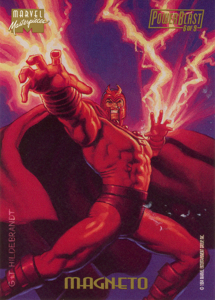 Art & Collectibles 1992 Marvel Masterpieces MAGNETO Card Memorabilia ...