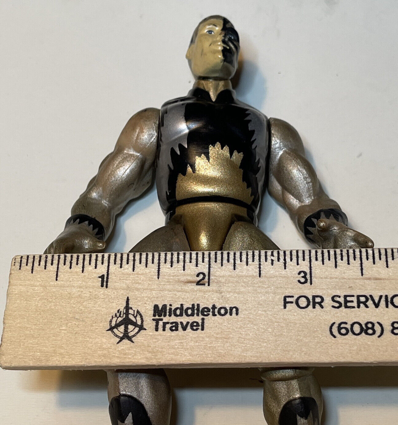 1997 WWF WWE Jakks Goldust Dustin Rhodes Wrestling Figure 1/2 face ...