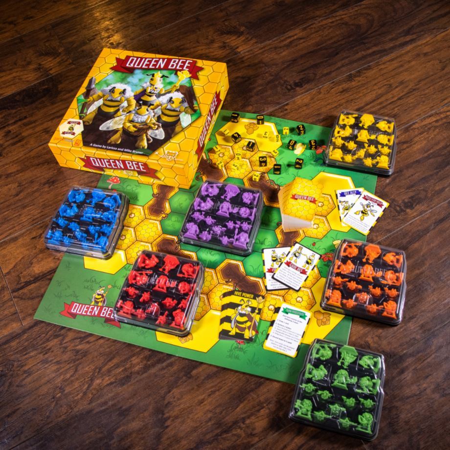 Queen Bee Board Game - Kickstarter Edition (6-Player) - 28mm