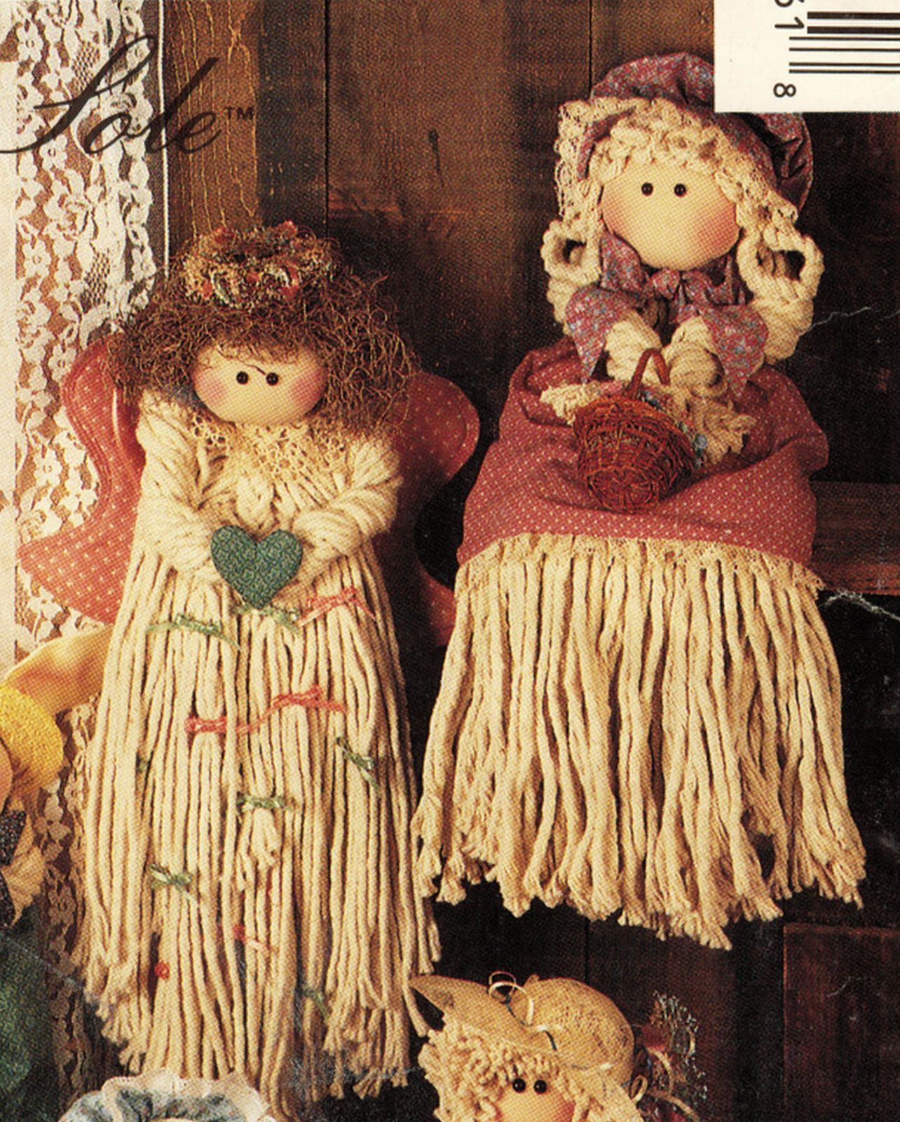 Heart & Sole Stuffed Soft Toy Rag Mop Doll Country Bride Bunny Angel ...