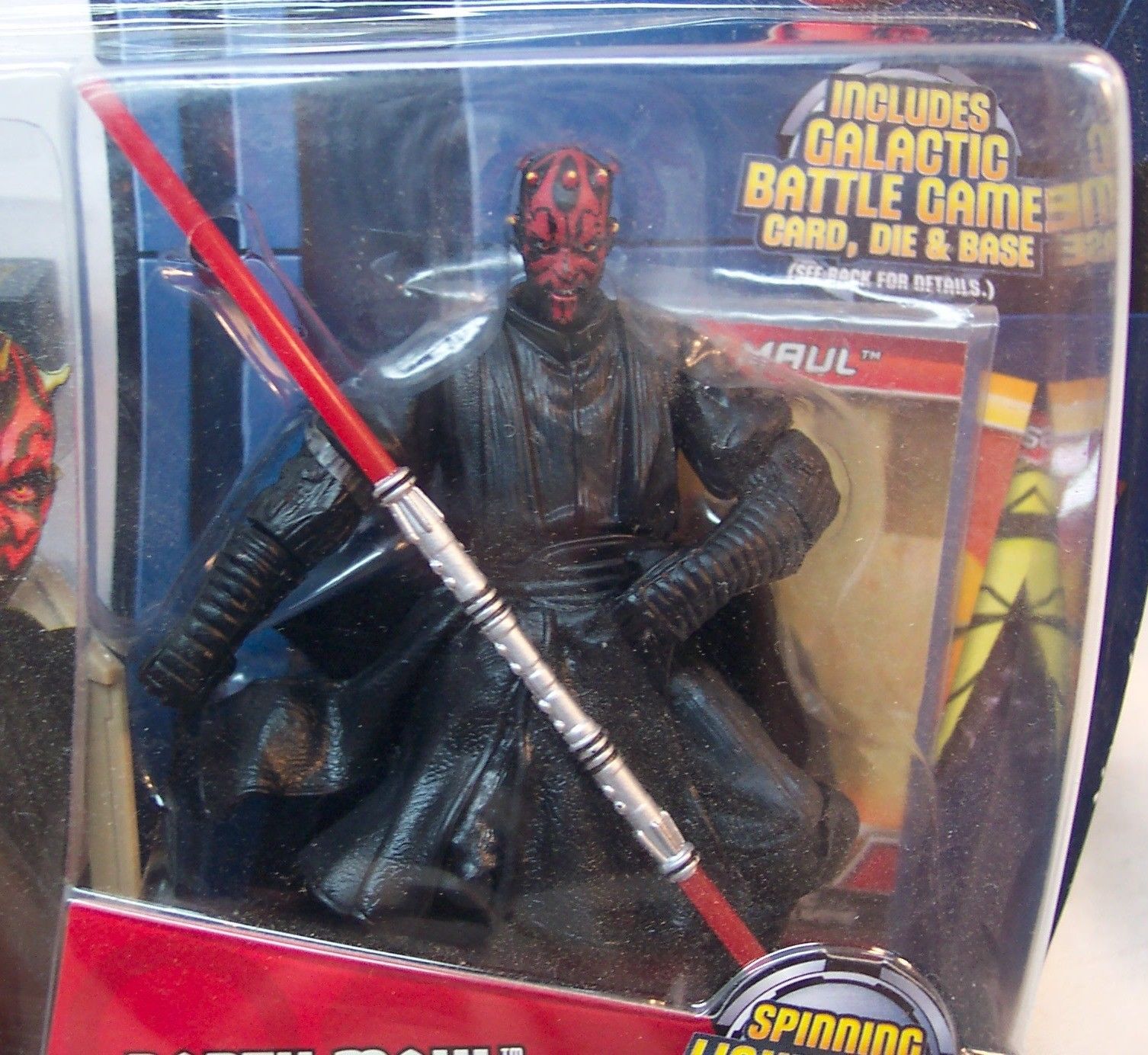 Star Wars Movie Legends Spinning Lightsaber DARTH MAUL Action Figure ...