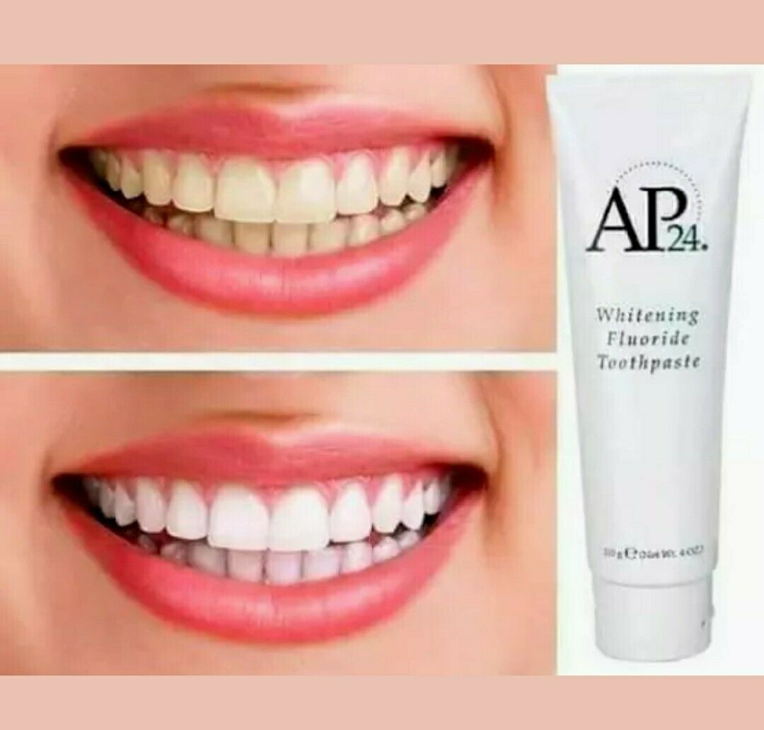 2 x Genuine Authentic Nu Skin AP-24 WHITENING FLUORIDE TOOTHPASTE 110g ...