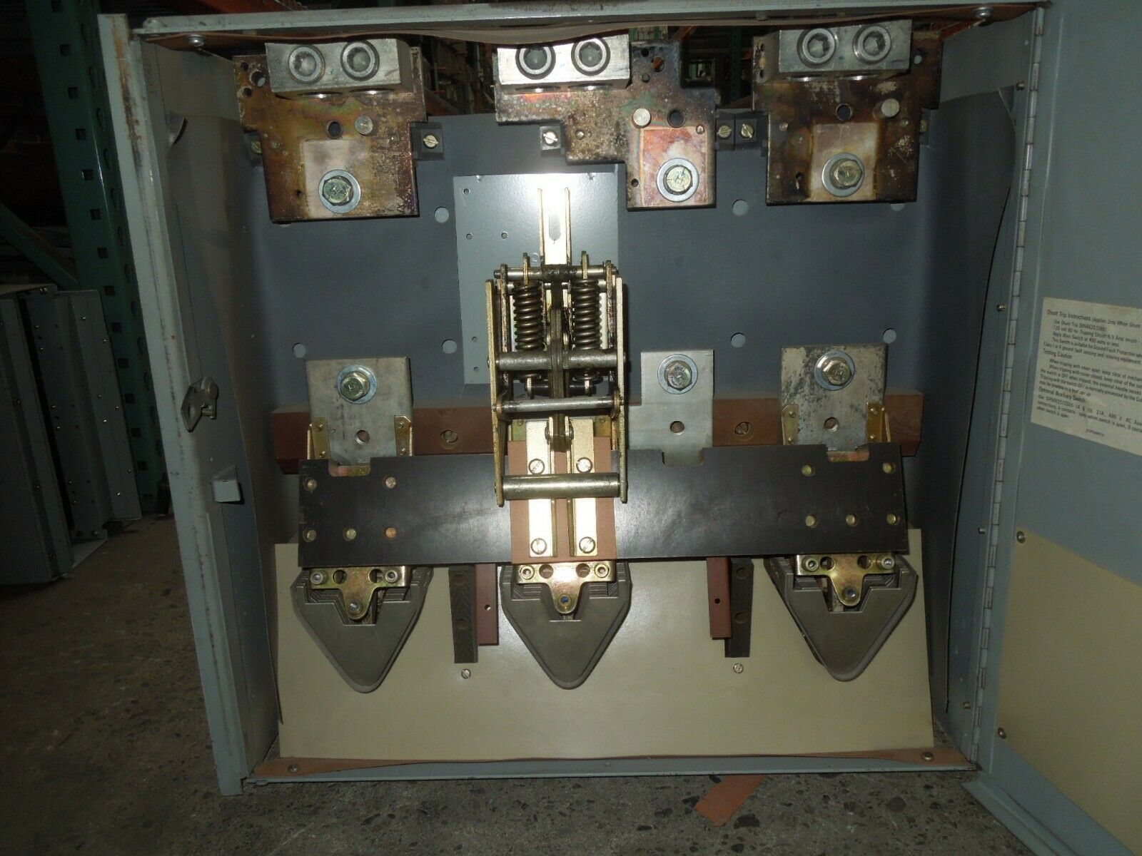 Westinghouse FDP Unit FDPS367B 800A 3P 600V Fusible Panelboard Switch Used - Disconnectors ...