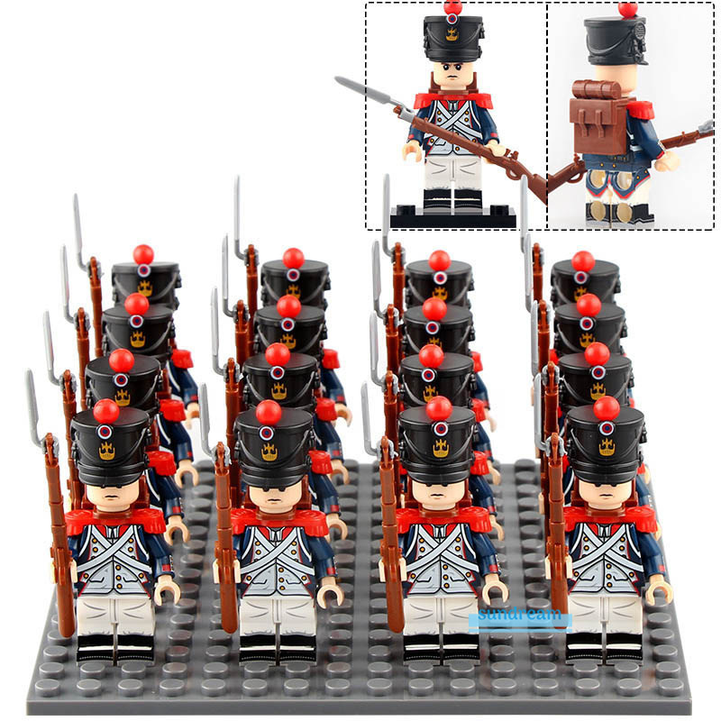 French Fusilier Napoleonic Wars French Army Lego Moc Minifigures Toys ...