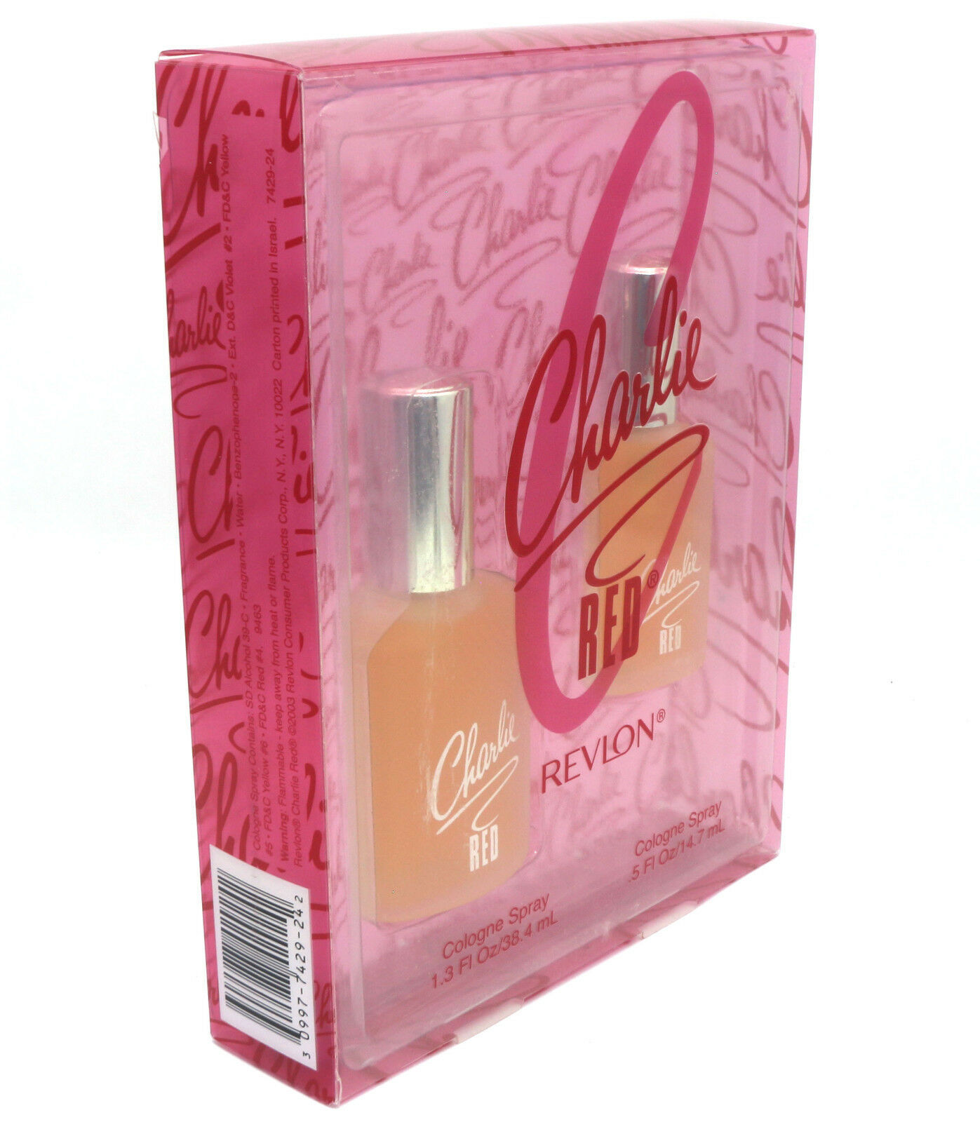 Charlie Red Classic Set for Women Cologne Spray 1.3 oz & .5 oz New in ...