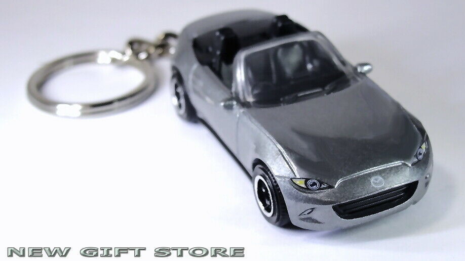 RARE KEY CHAIN SILVER GRAY MAZDA MIATA MX5 EUNOS ROADSTER LIMITED ...