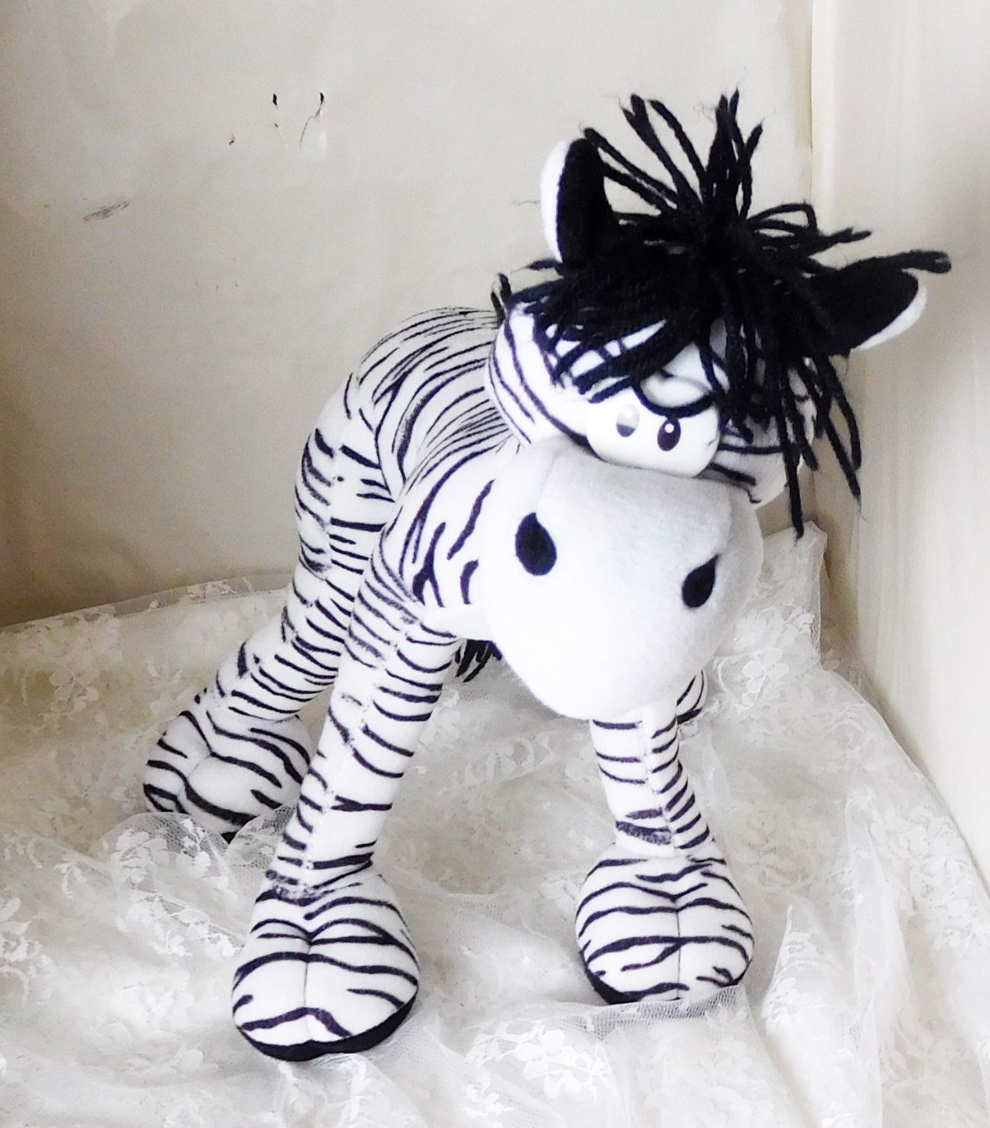Goffa Int'l Jointed Plush Zebra - 15" Tall - and 50 similar items