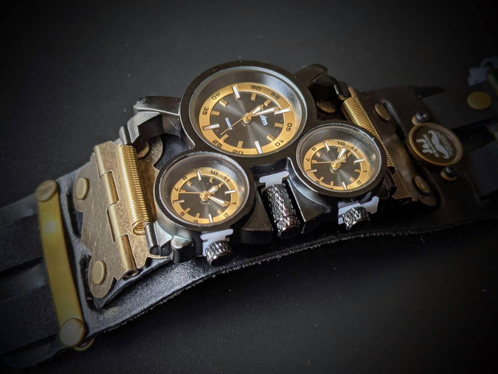 STEAMPUNK WATCH CUFF, Steampunk Bracelet, Steampunk Cuff, Cyberpunk ...