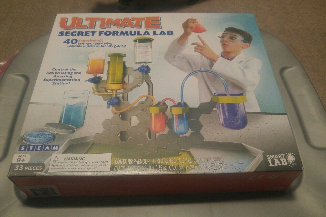 NEW SmartLab Ultimate Secret Formula Lab Kit 40 STEAM Science ...