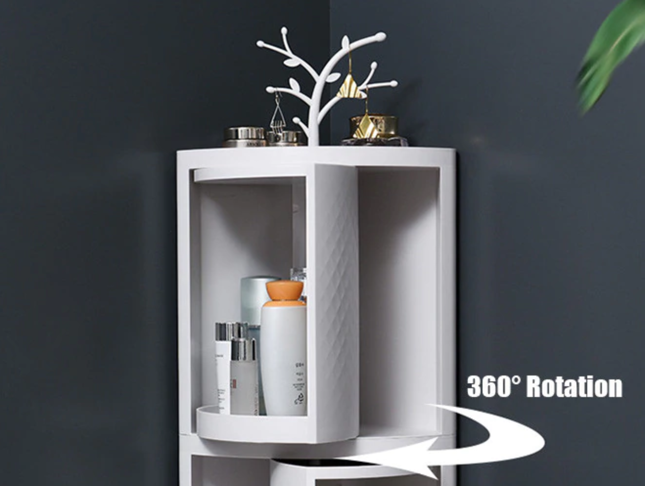 Rotating Corner Storage Cabinet - Storage Units