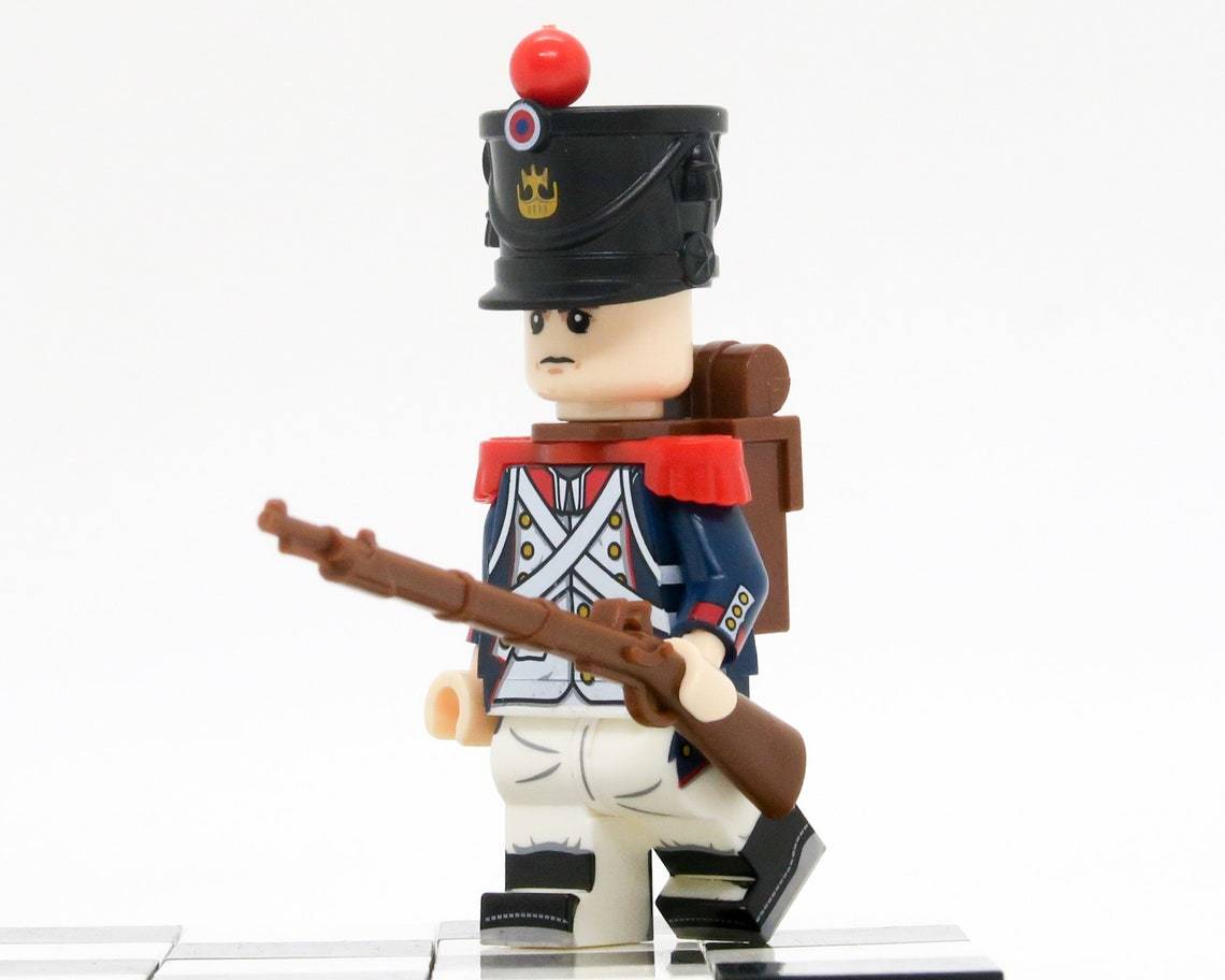 French Line Infantry Rifleman Fusilier Custom Minifigures Napoleonic ...